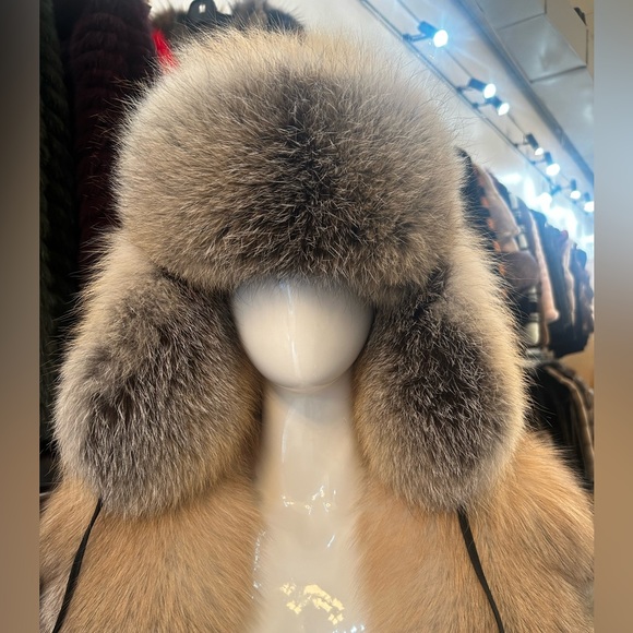 the fur studio | Accessories | Trooper Golden Island Fox Fur Hat | Poshmark